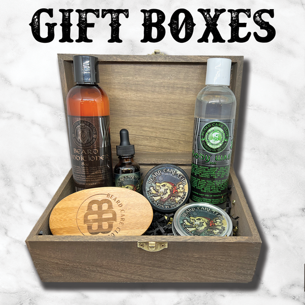 Beard Care Club Wooden Gift Box